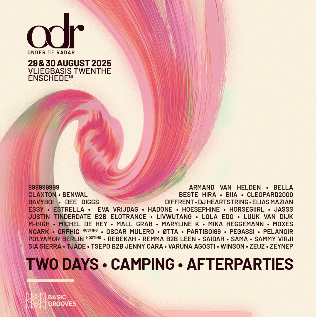 Onder De Radar Festival | 29 & 30 August 2025 | Vliegbasis Twenthe ...
